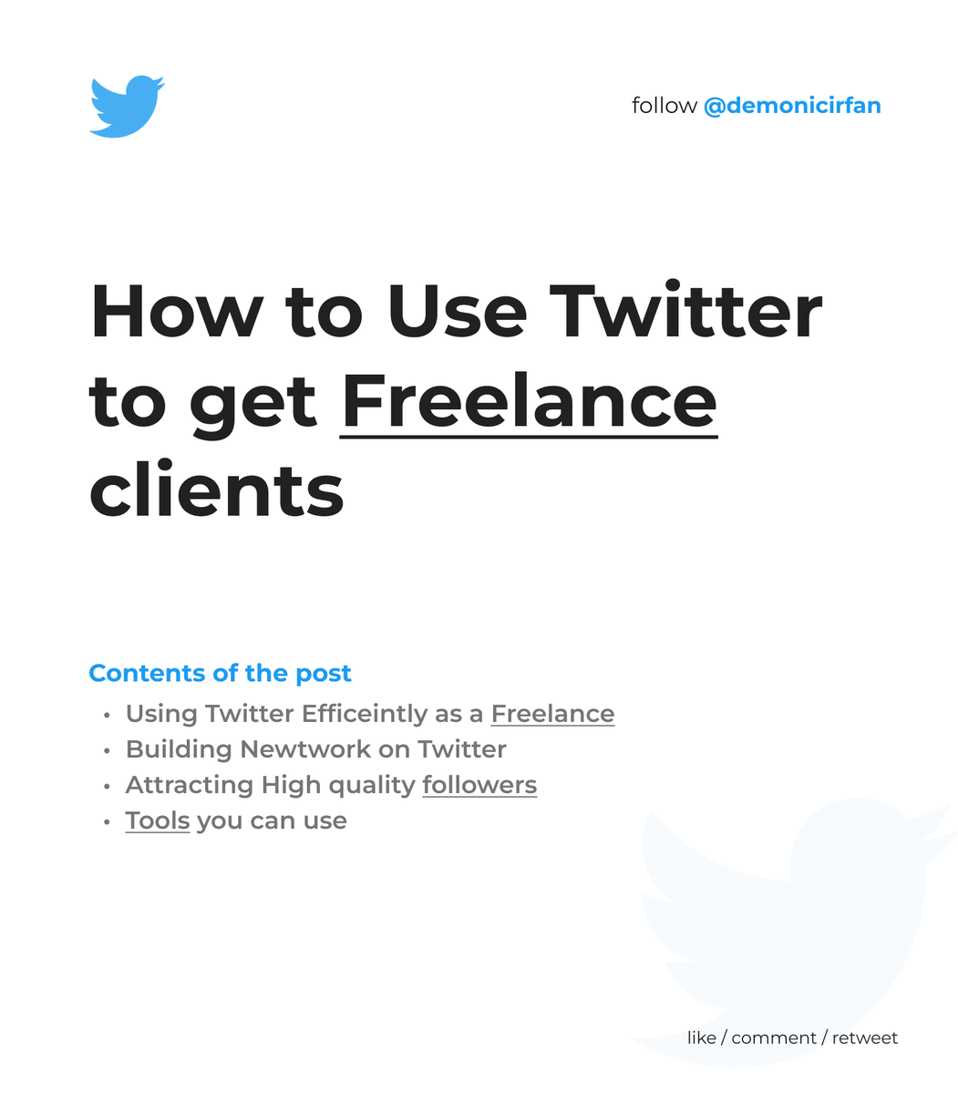 Using twitter efficiently for getting potential clients as a freelancer ...