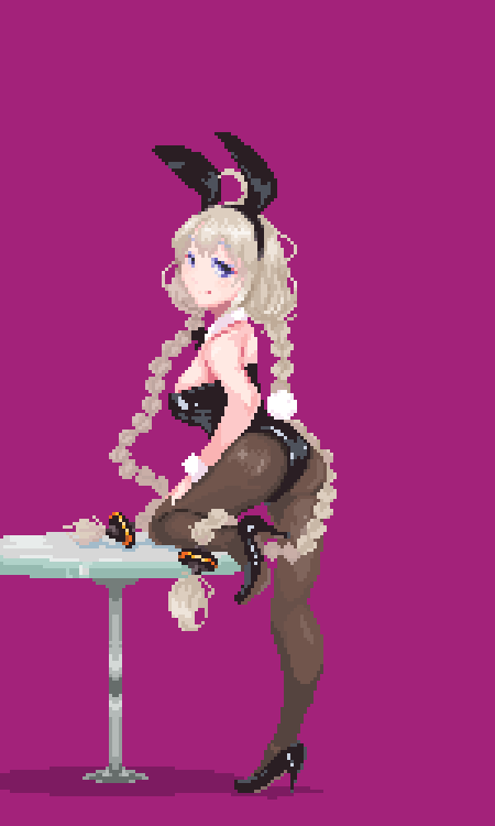 玉ねぎ修字 on Twitter: "🐰あかりちゃん #VOICEROIDドット絵部 https://t.co/t9pmoZuabK" / Twitter