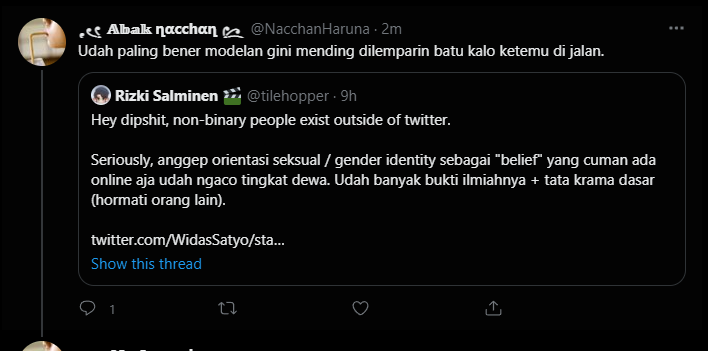 Rizki Salminen 🎬 on Twitter: "lebih gila lu mendukung kekerasa sih. https://t.co/1AxkNd24Pk ...