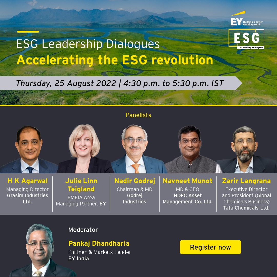 EY India on Twitter: "We asked participants of our ESG Leadership Dialogue series their views on ...