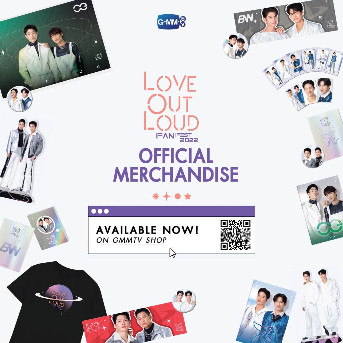 GMMTV SHOP on Twitter: "AVAILABLE NOW! LOVE OUT LOUD FAN FEST 2022 OFFICIAL MERCHANDISE ON GMMTV ...