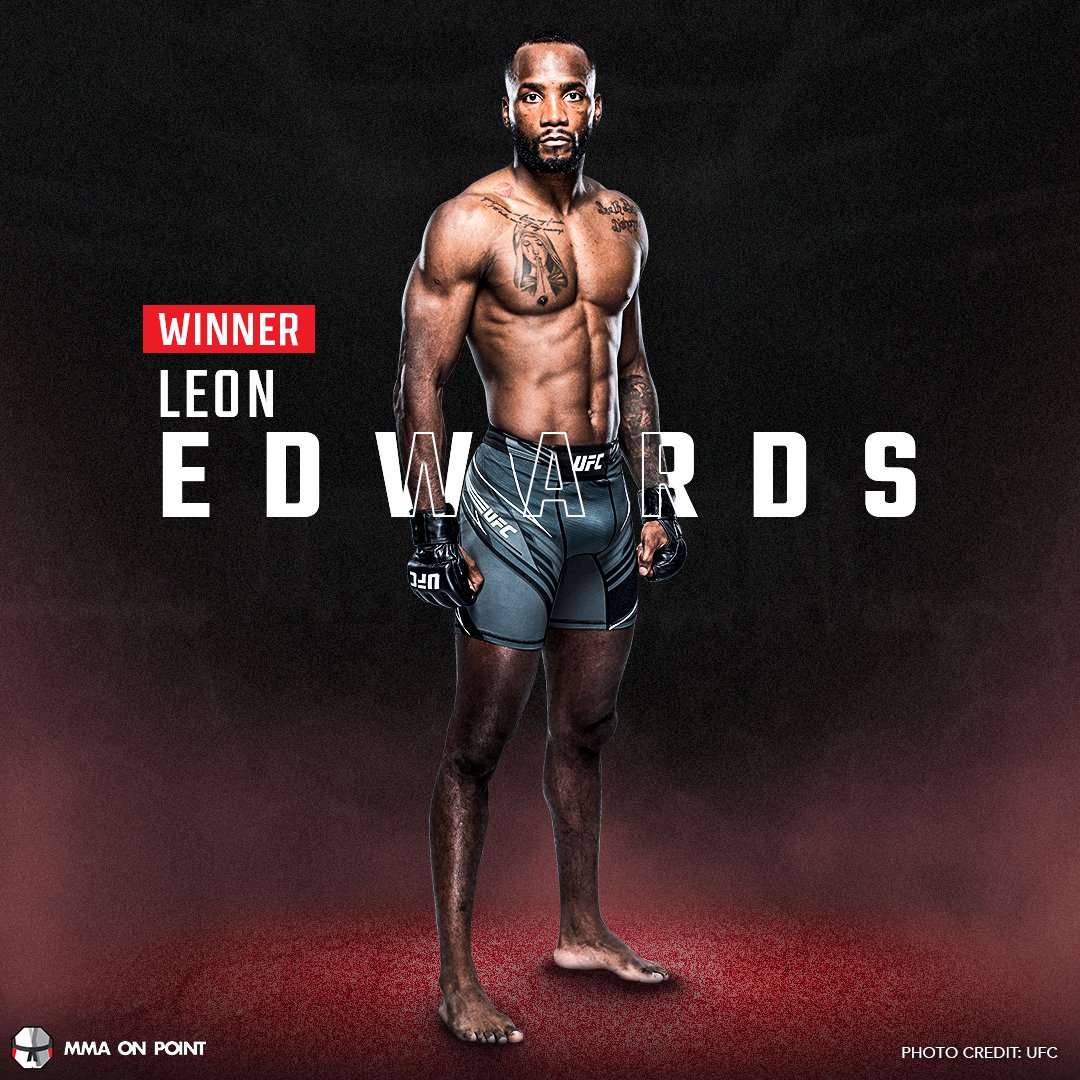 Gage: Hutch SZN on Twitter: "RT @OnPointMMA: LEON EDWARDS JUST SHADOW REALMED KAMARU USMAN WITH ...
