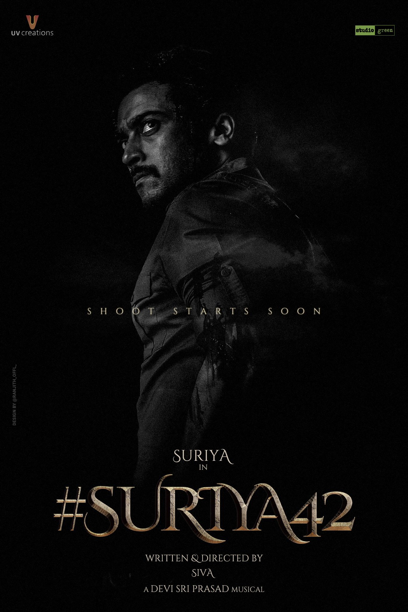 Ranjith Kumar S on Twitter: "Poster Design for #Suriya42 🔥 @Suriya_offl @StudioGreen2 @UV ...