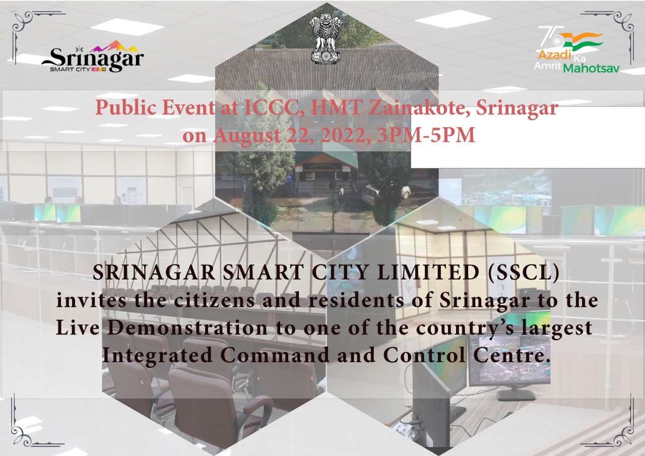 Srinagar Smart City on Twitter: "Azaadi ka Amrit Mahautsav celebrating 75 years of India's ...