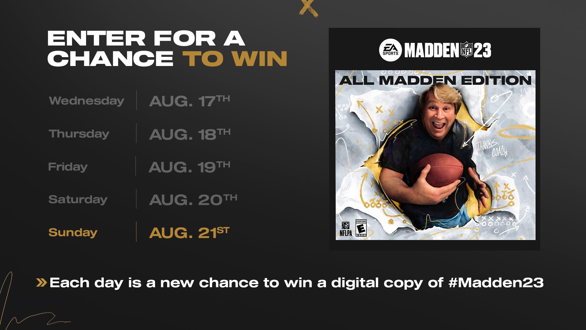 Madden NFL 23 on Twitter: "Final Chance to win a #Madden23 Code!! Head to https://t.co ...
