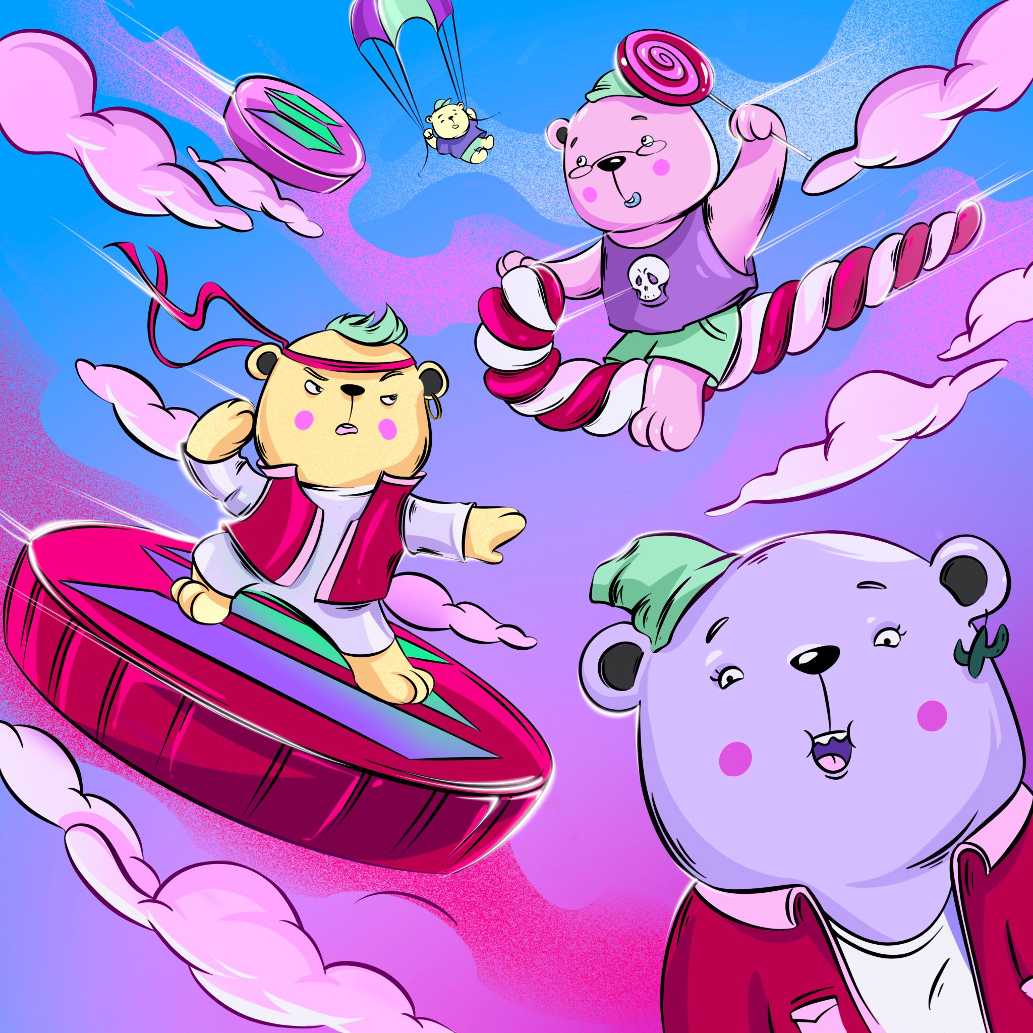 Funny Bears on Twitter: "Our mint day has come! It's today! Our WL mint will be started at 17:00 ...