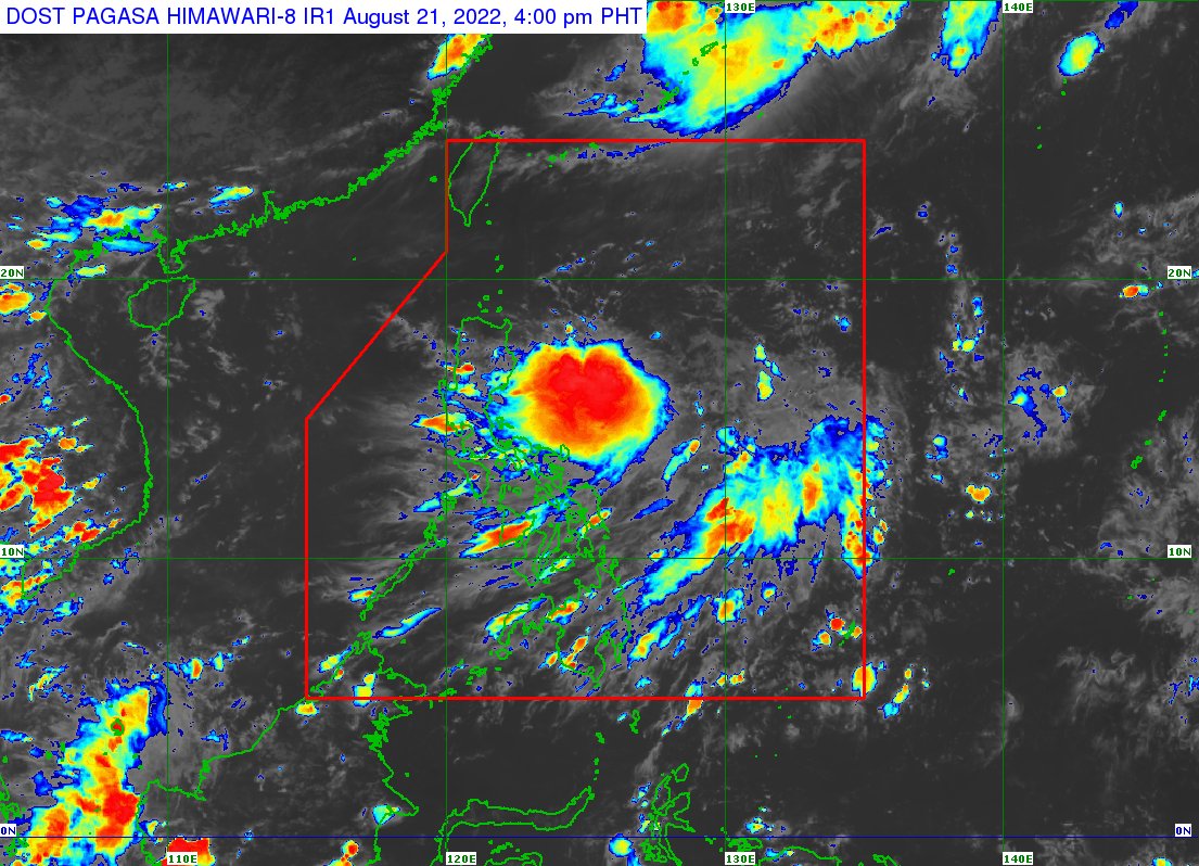 ABS-CBN News on Twitter: "TROPICAL DEPRESSION FLORITA SLIGHTLY INTENSIFIES At 4PM today ...