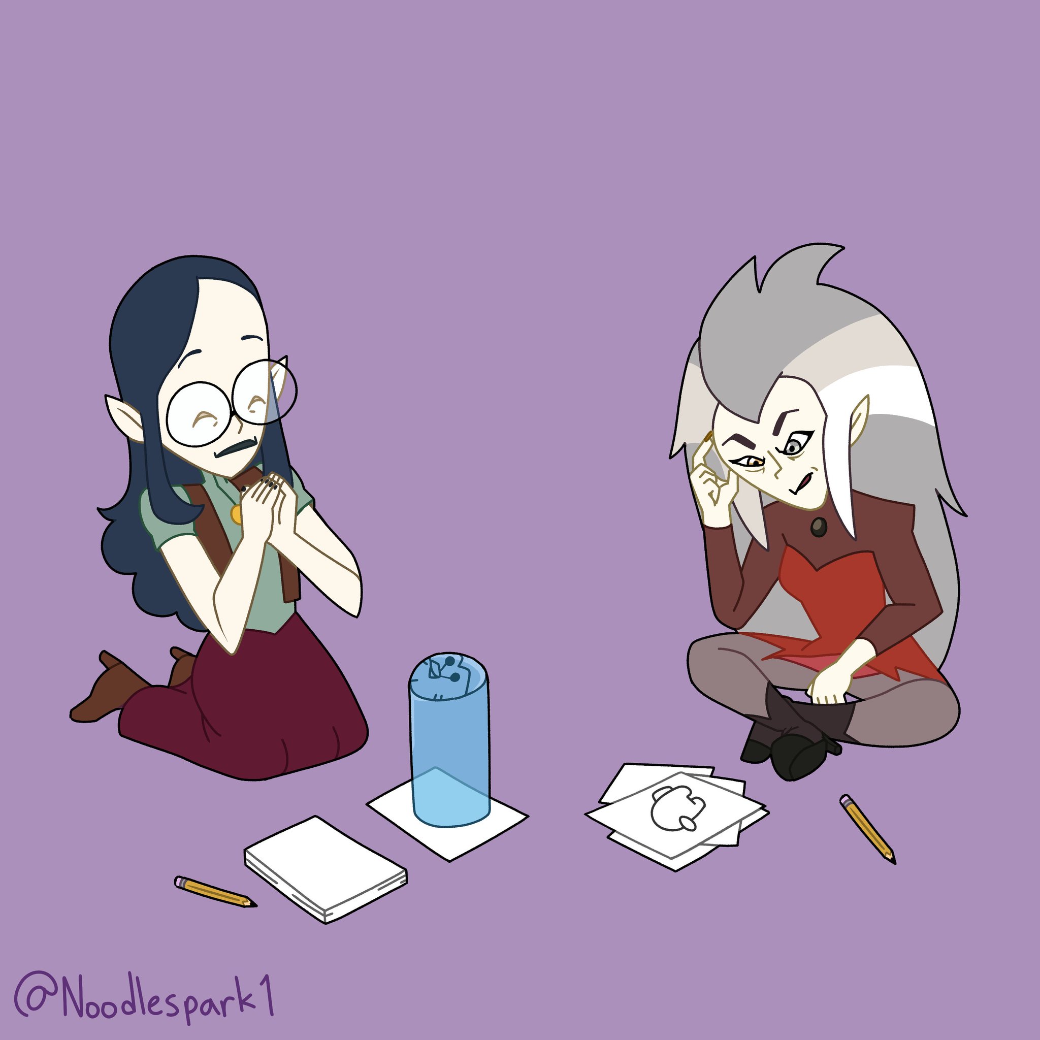 Noodlesparkart On Twitter Siblings Thread 3 Tohfanart Toh Theowlhousefanart Theowlhouse