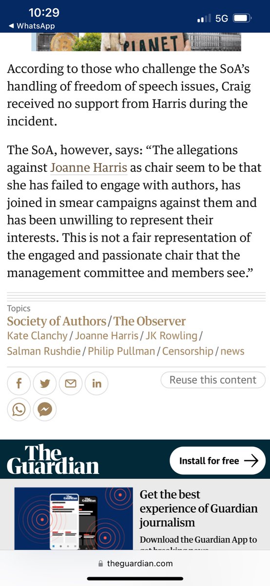 Philip Hensher's Threads – Thread Reader App