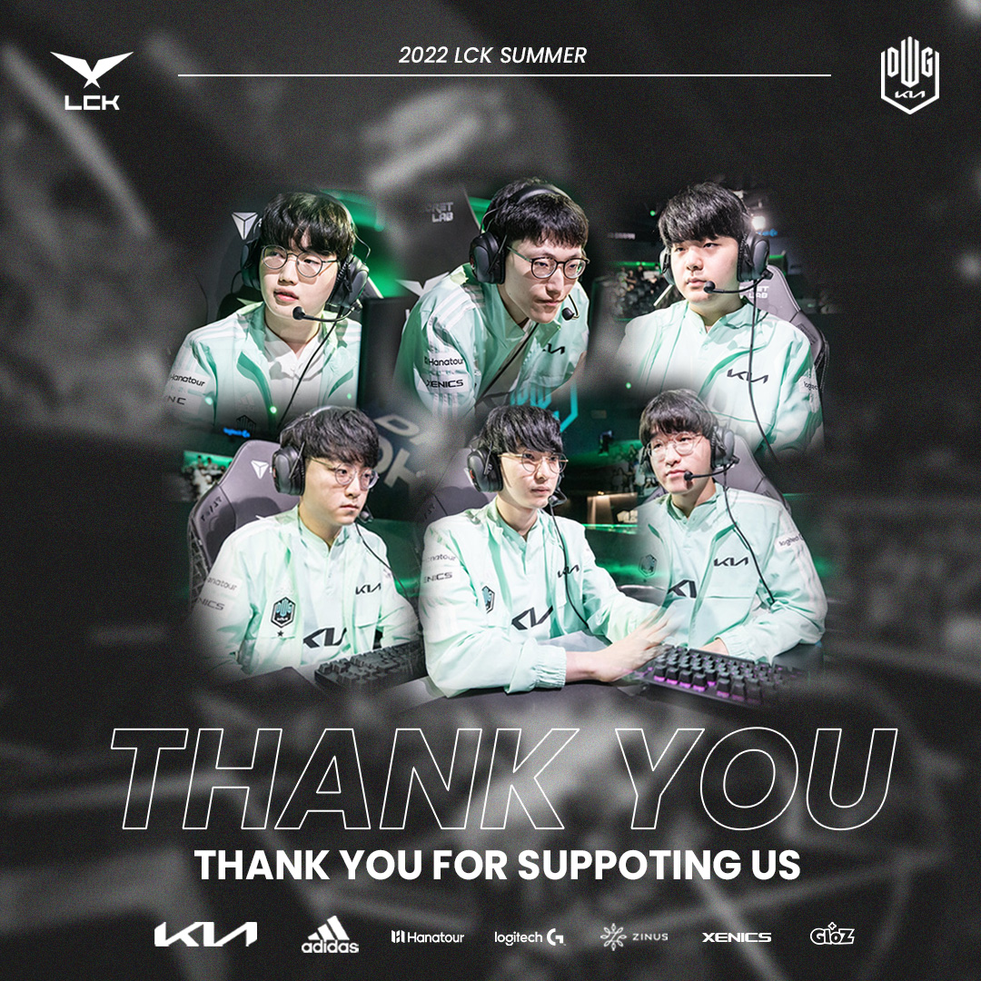 Dplus KIA on Twitter: "[2022 LCK Summer PO R2] vs @T1LoL DWG KIA’s journey at Summer ends here ...