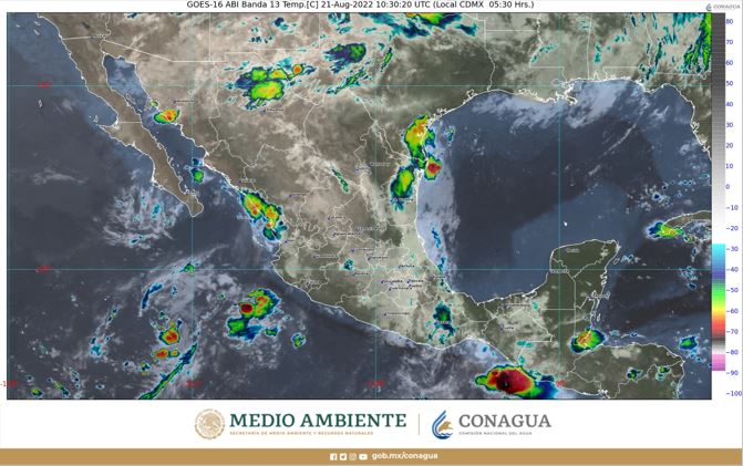 CONAGUA Clima on Twitter: "#Pronóstico #Meteorológico general de las 06:00 horas consúltalo en ...