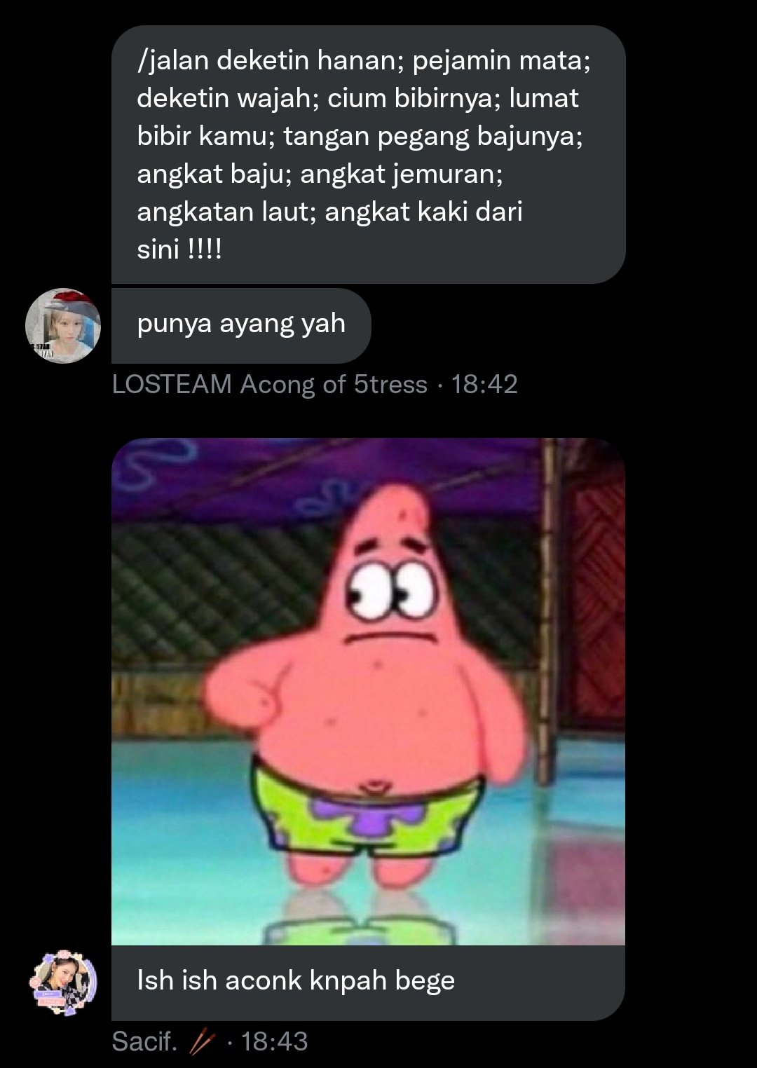 Hanan on Twitter: "AHAHAHA ACONG https://t.co/RVeEGyPeAY" / Twitter