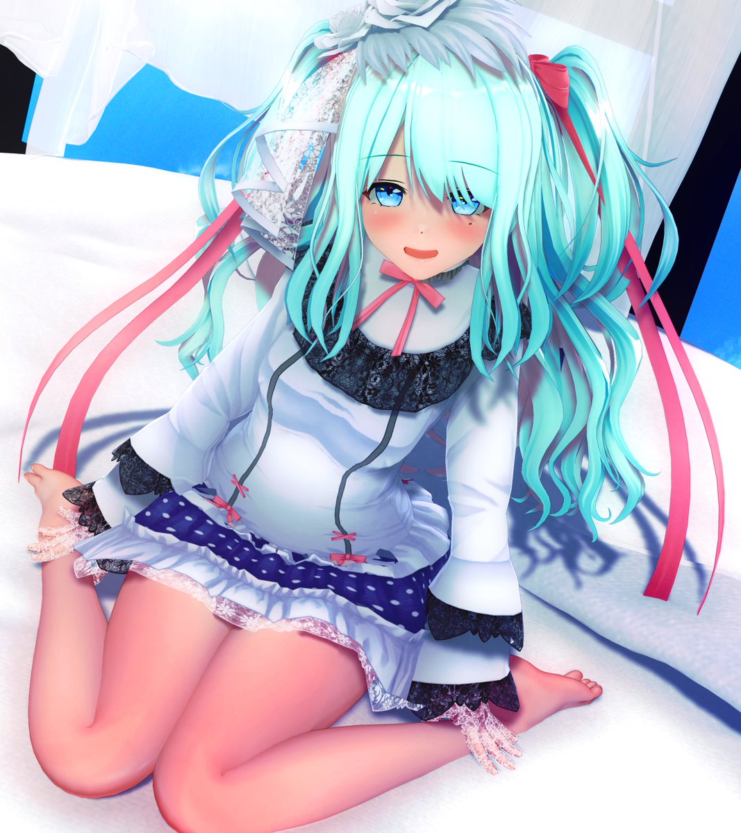 グリグリ＠com3d2 on Twitter: "RT @pairow_COM3D2: 白ゴシックなほなみ"