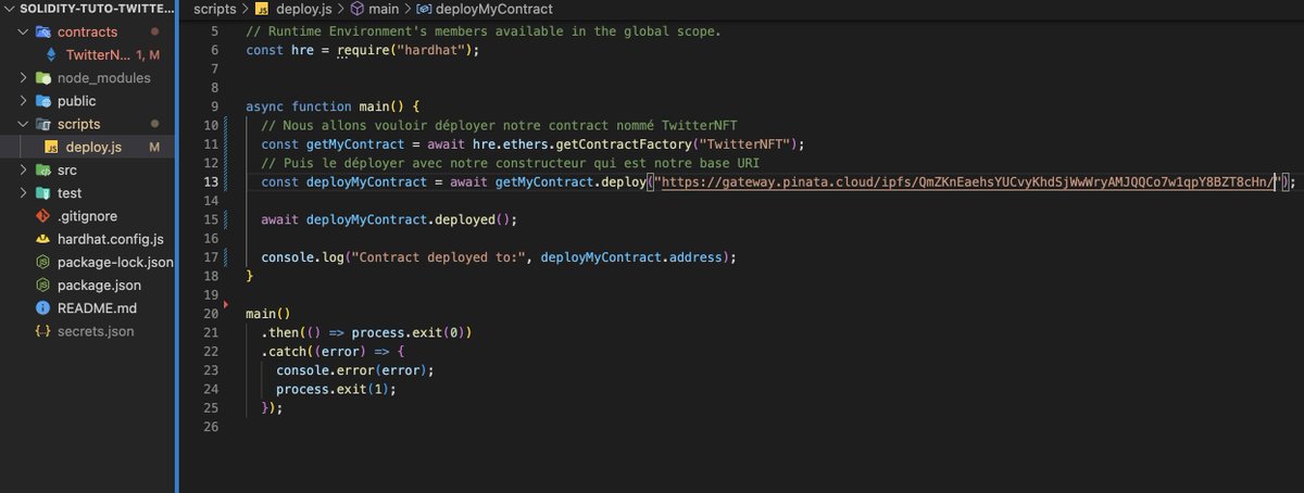 [THREAD] Solidity | Créer sa propre collection NFT 🖼 Dans ce Thread, nous allons voir comment ...