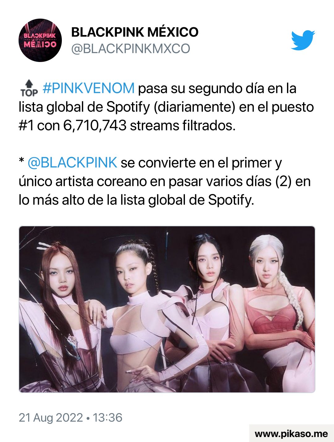 Blackpink MÉxico On Twitter 🔝 Pinkvenom Pasa Su Segundo Día En La