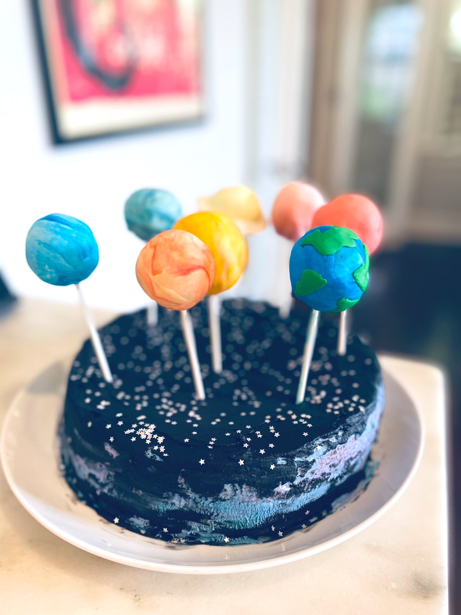 Solar System Cake Balls