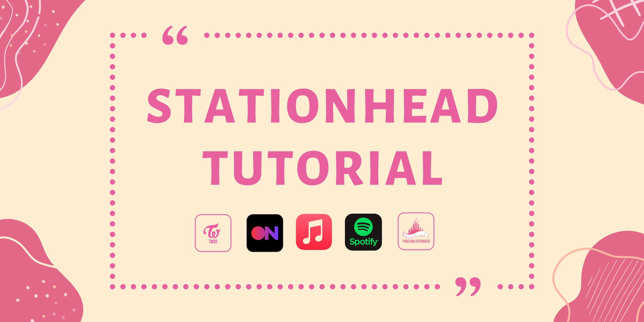 TWICE FAN VOTING UNION on Twitter: "📣 STATIONHEAD TUTORIAL 📣 ONCEs let's stream on STATIONHEAD ...