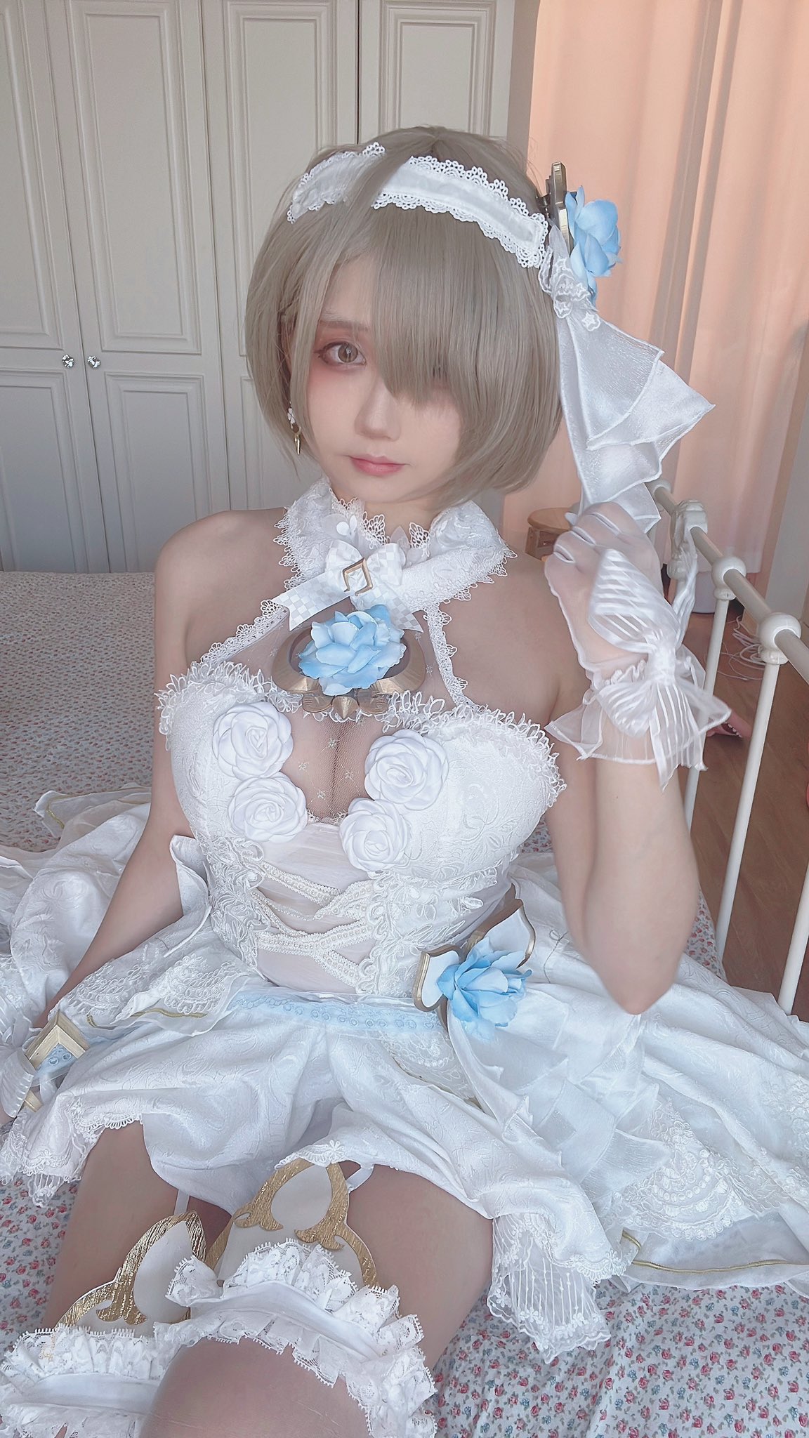 菌子宝宝 fantia運転中 on Twitter: "丽塔 花嫁cos 崩坏三 https://t.co/9InUXc70KA" / Twitter