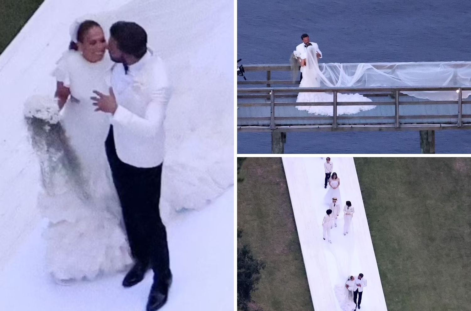 INFO7 on Twitter: "Así fue la espectacular segunda boda de Ben Affleck y Jennifer Lopez ante ...