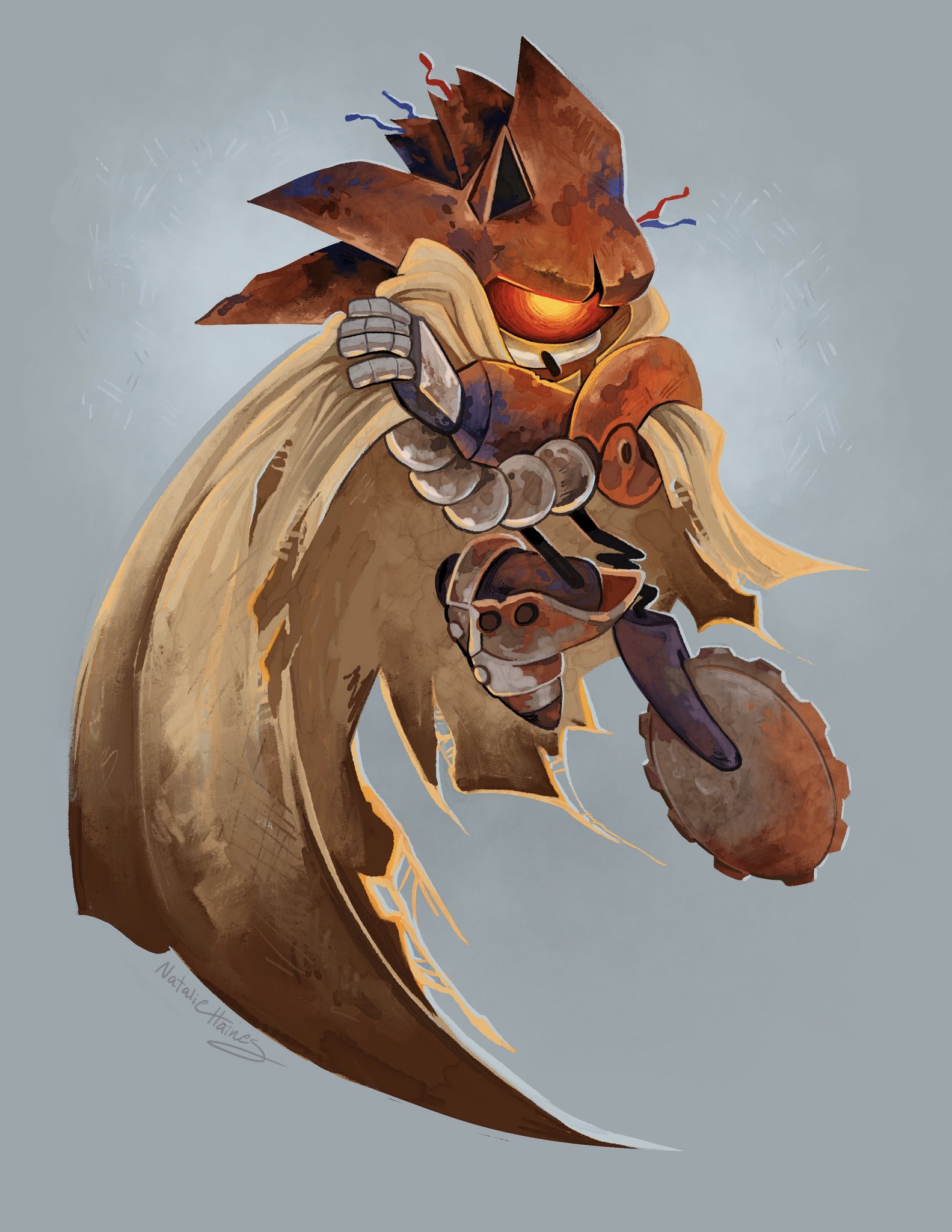 Mecha Sonic And Mecha Tails