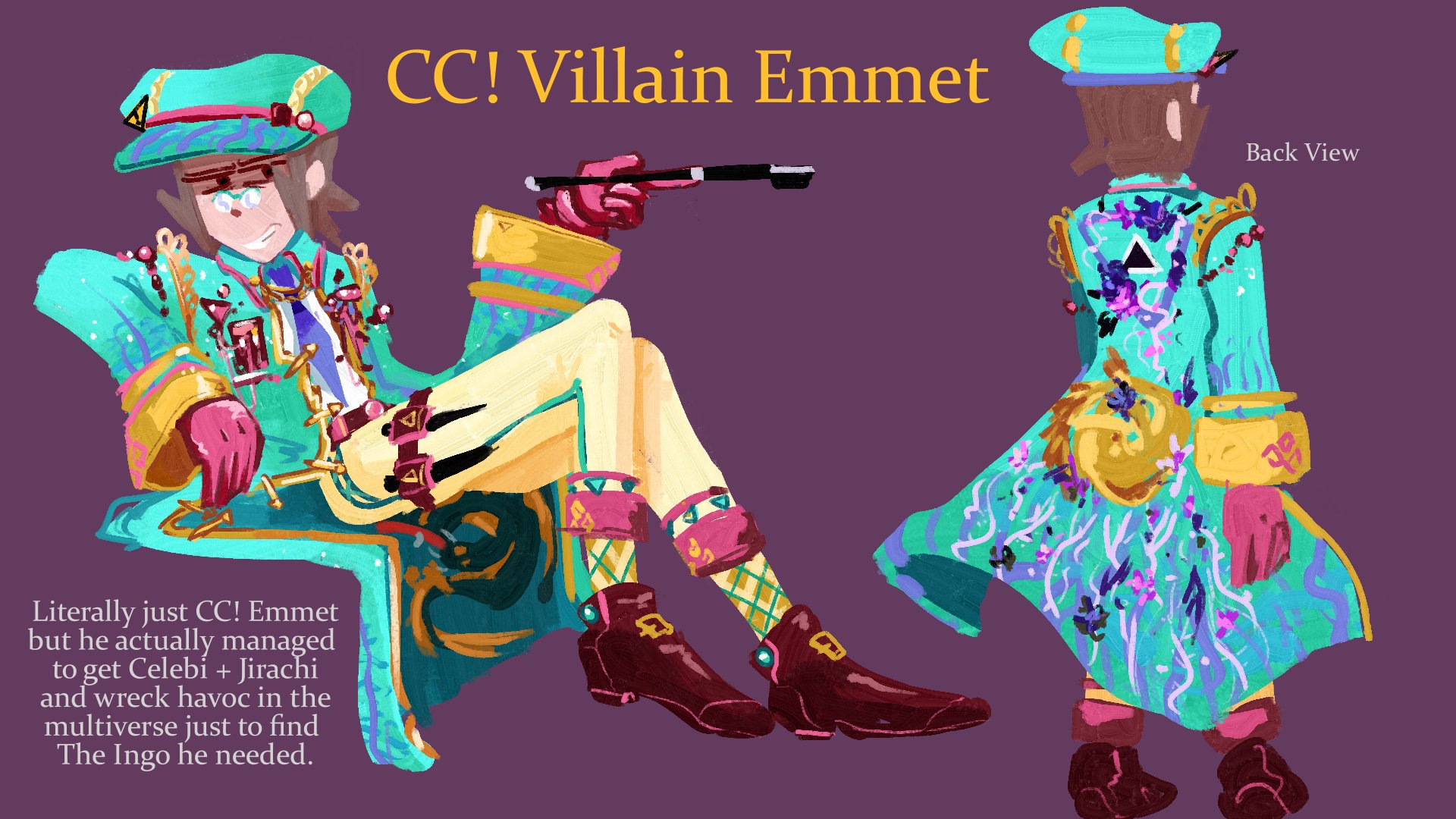 FAR official 🔥COMMS OPEN🎉 on Twitter: "CC! Villain Emmet design! Wow he has, a lot of drip ...