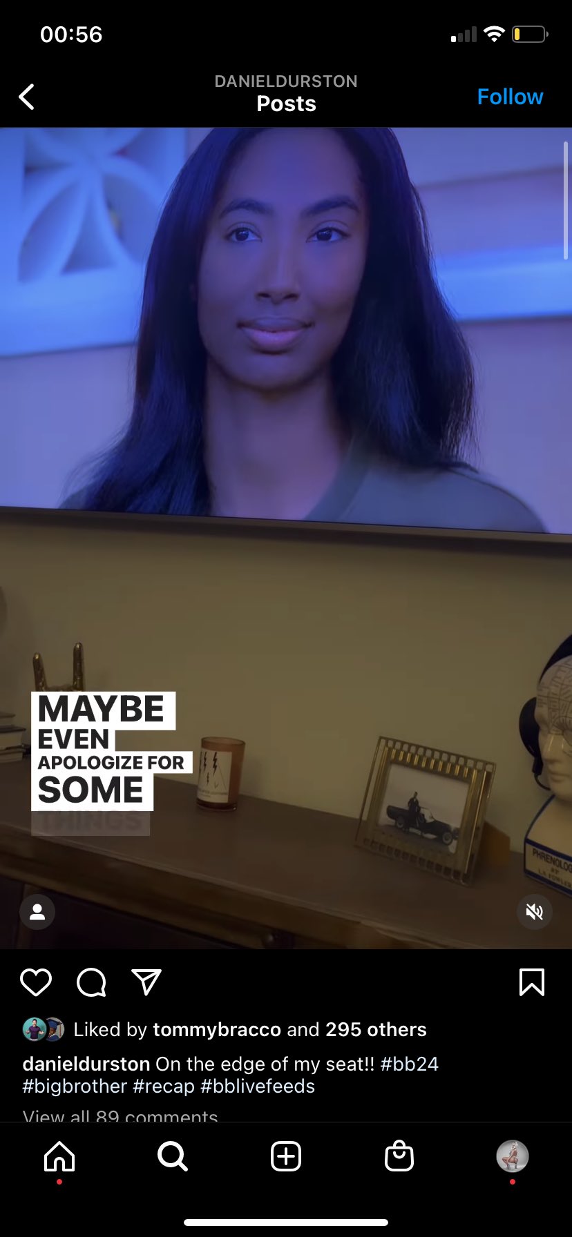 💫💫 on Twitter: "He gets worse and worse #BB24 https://t.co/J8JNEY7Va0" / Twitter