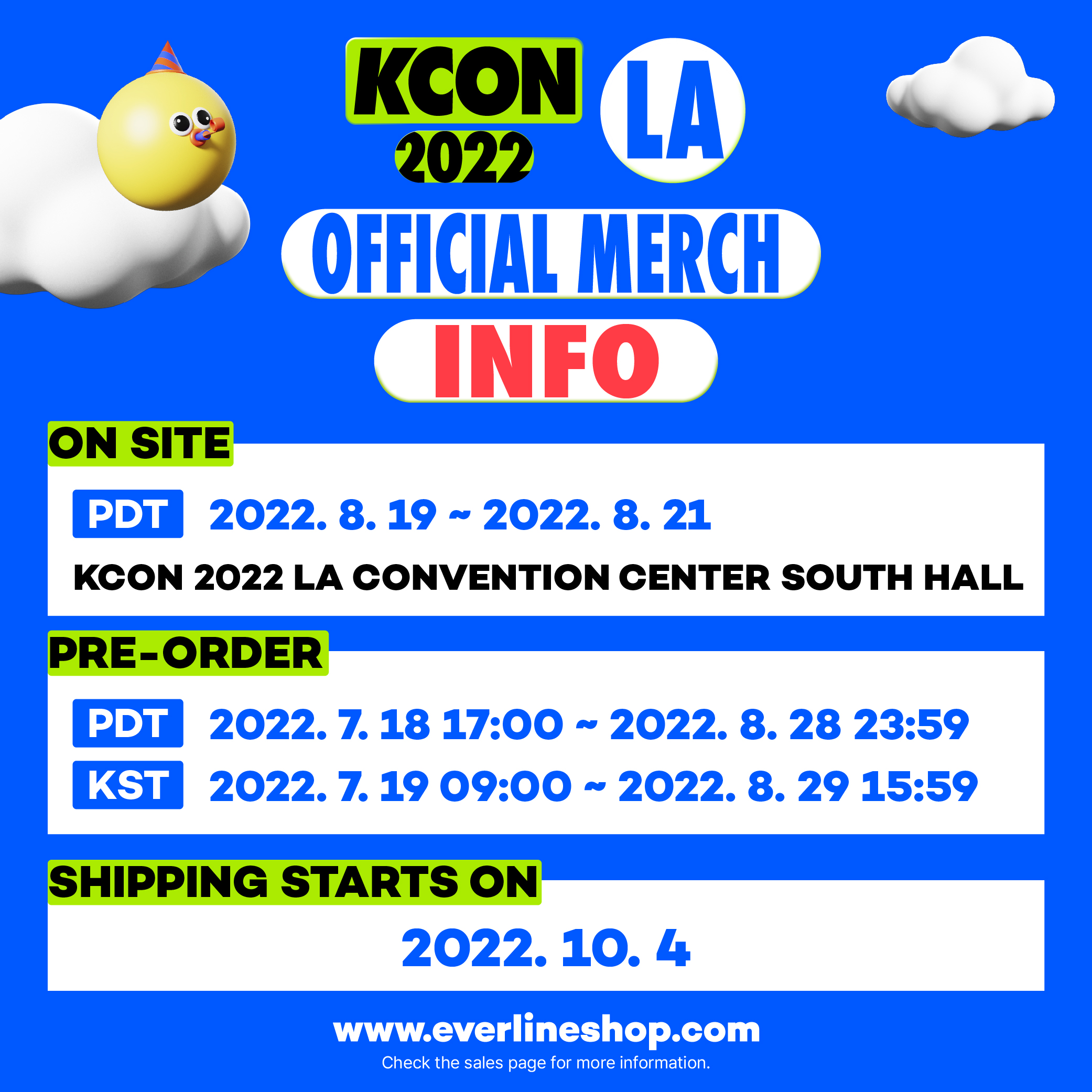 KCON official on Twitter: "💙KCON 2022 LA MD - NOW ON SALE💚 Check out the @NMIXX_official merch ...
