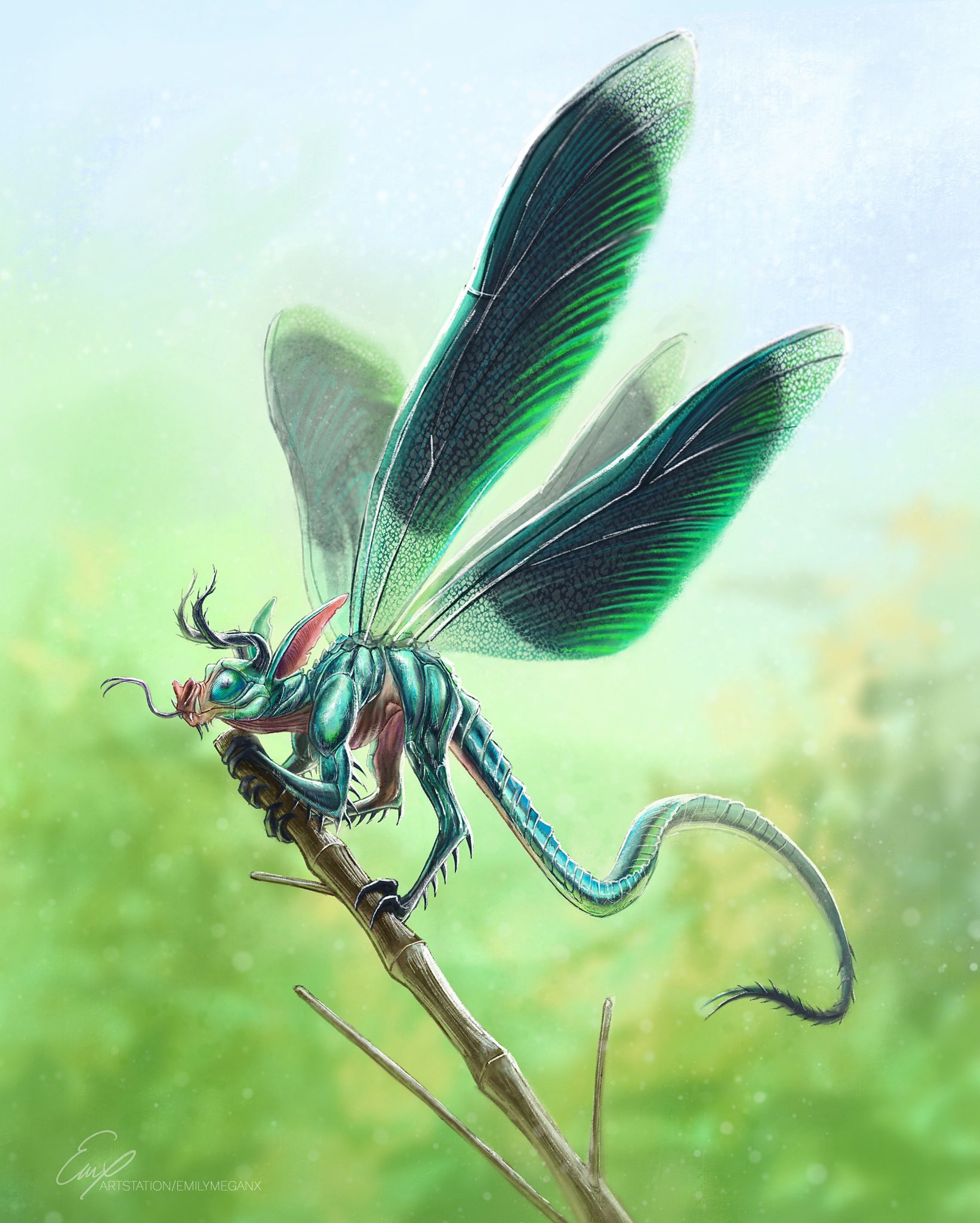 Dragonfly Fantasy Wallpaper