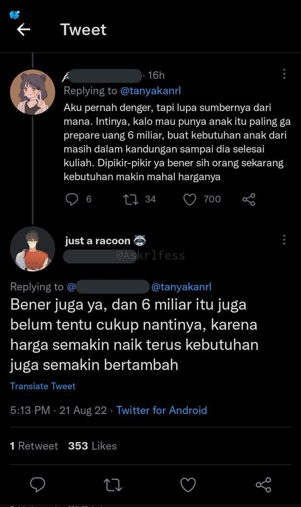 Askrlfess on Twitter: "[askrl] ini bener sih, mungkin banyak yg menyepelekan hal ini, kaya "gue ...