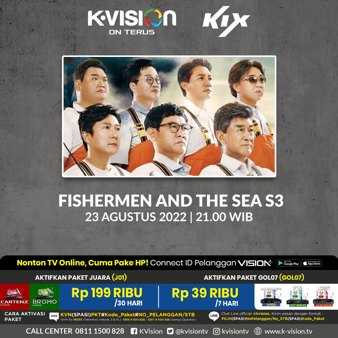 KVision on Twitter: "Saksikan Fishermen And The Sea S3 mulai Selasa, 23 Agustus 2022 pukul 21.00 ...