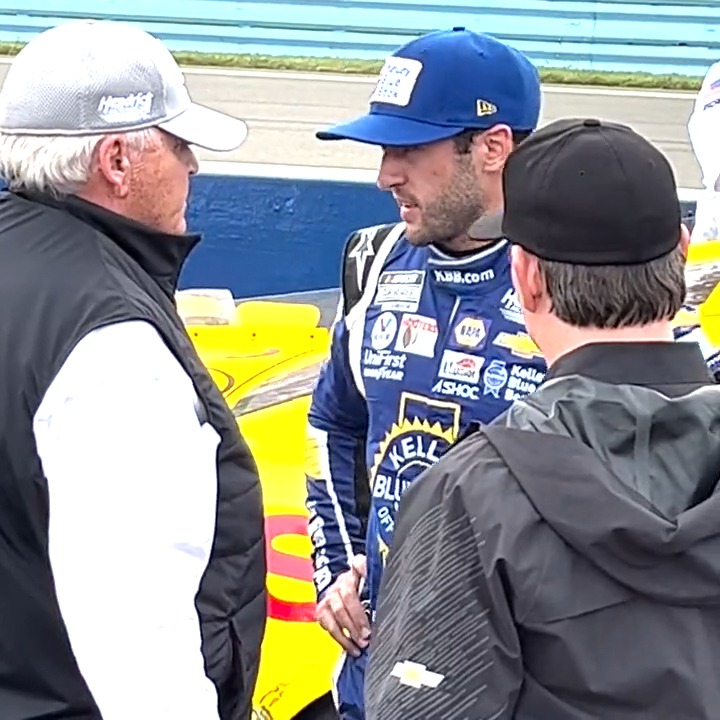 A frustrating finish for the driver of the No. 9. NASCAR @nascar