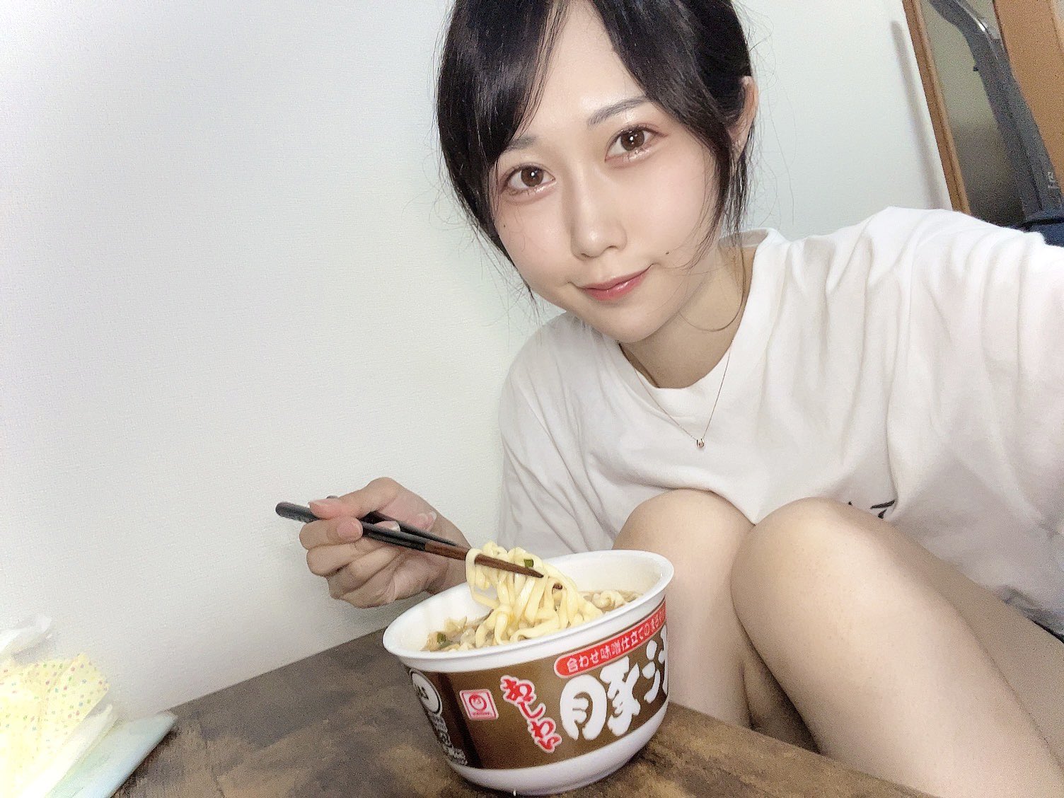 Tの字。 On Twitter Rt Miyajyaga382 今日のお昼ごはんは こないだ差し入れで頂いた 身体にやさしそうな豚汁うどん！ これめっちゃ美味しい〜🥲💕 