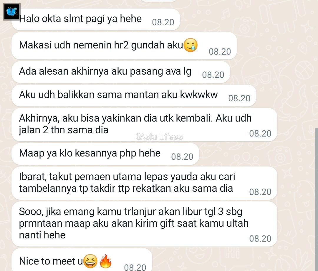 Askrlfess on Twitter: "[Askrl] gabisa berkata-kata 🤣 https://t.co ...