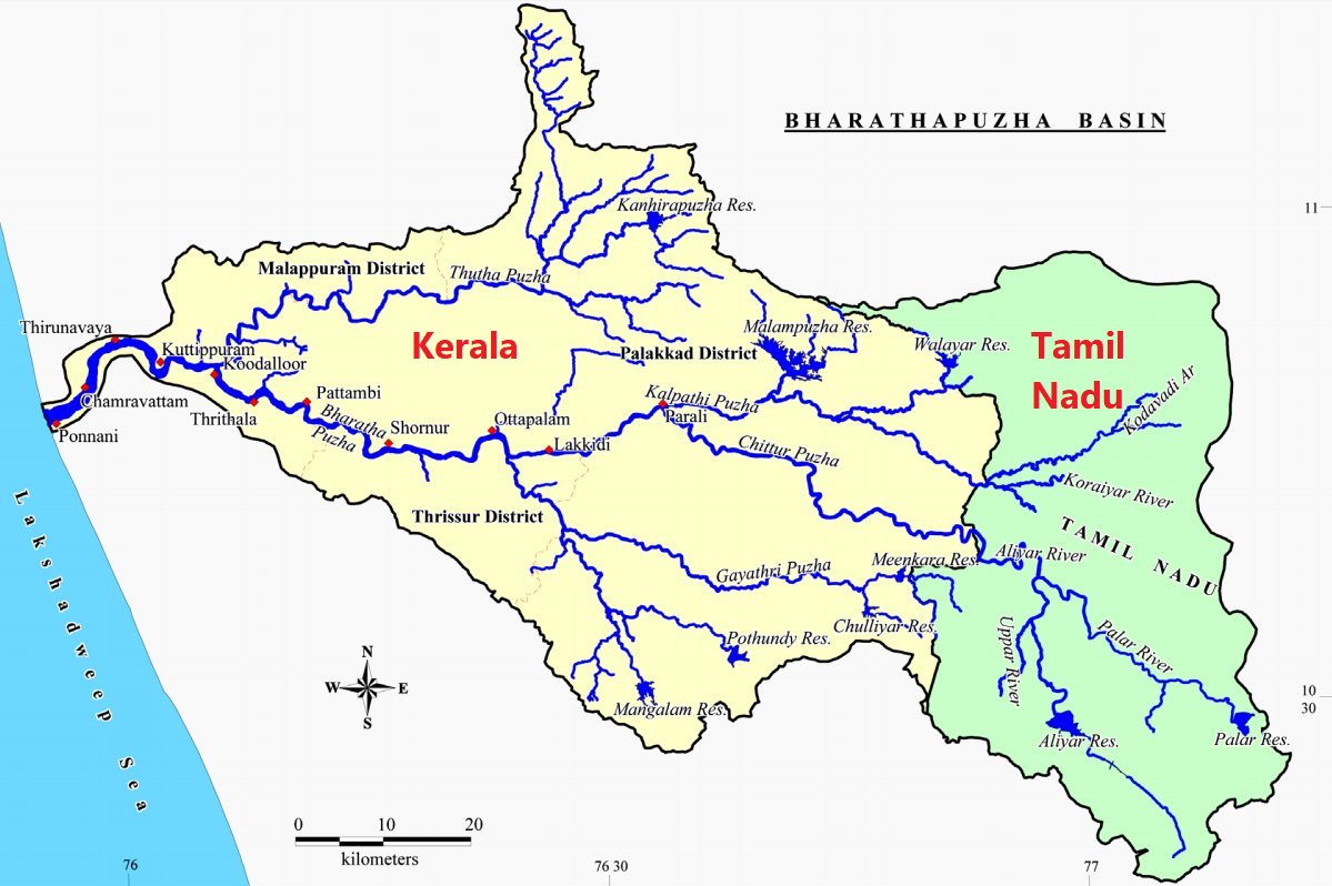 Tamil Nadu Geography on Twitter: "From Thirumoorthi dam, river merge with Aliyar river and enter ...