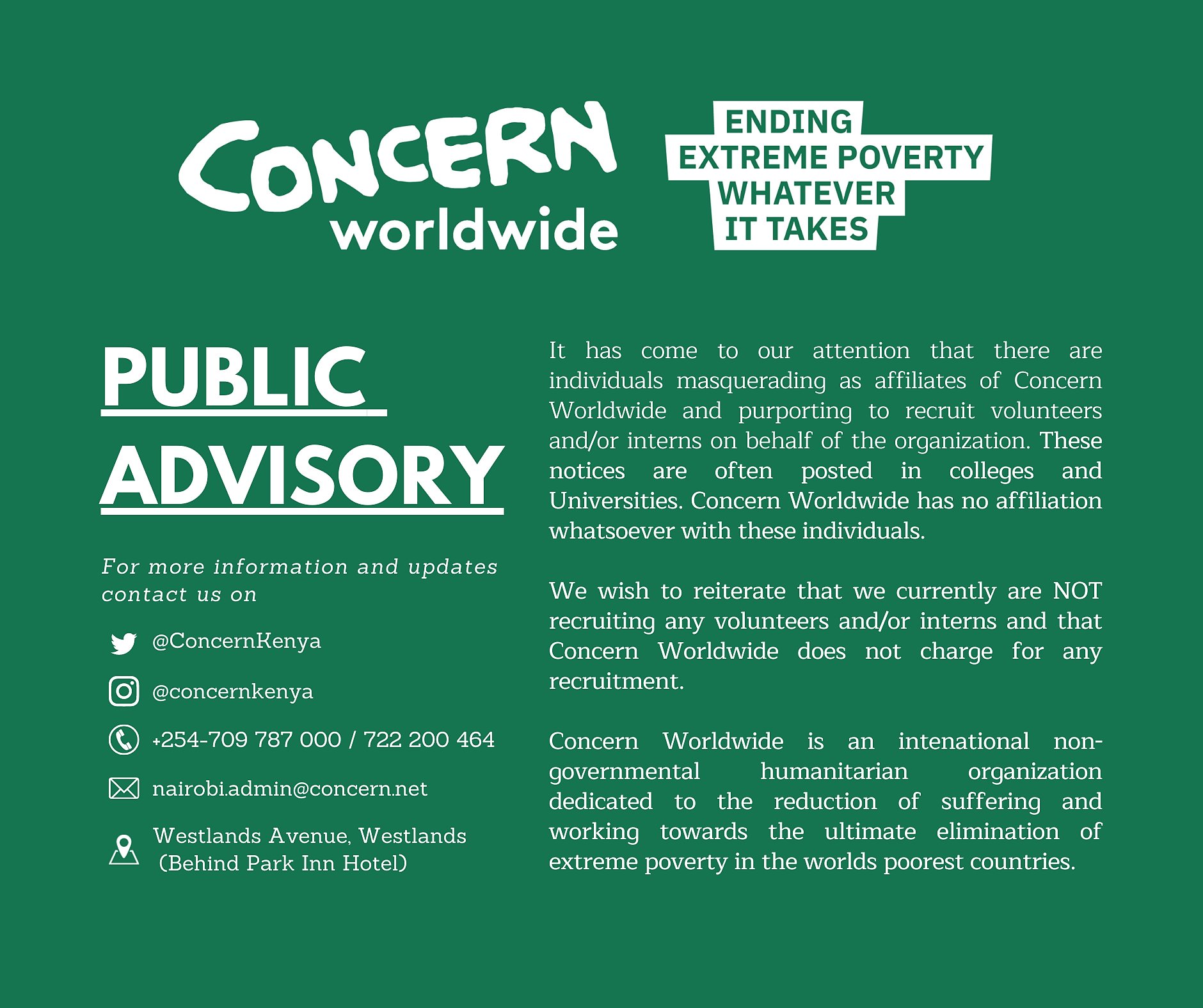 Concern Worldwide Logo