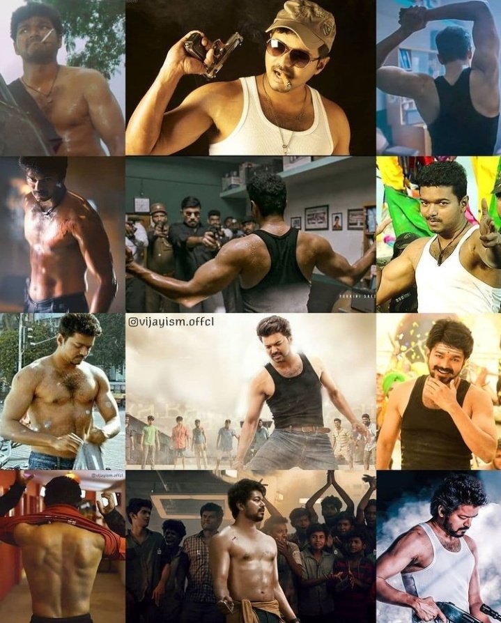 Thuppaki Vijay Six Pack Stills