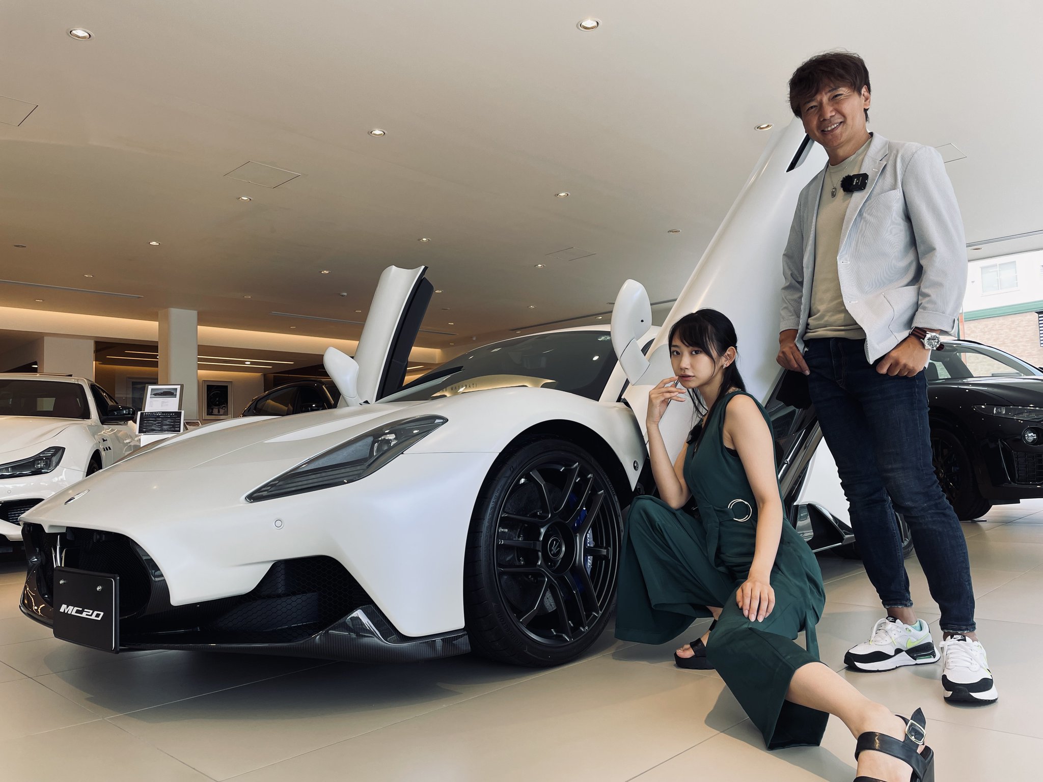 相沢菜々子 / Nanako Aizawa on Twitter: "コレデチャンネル x CARPRIME ロケ行ってきましたー！ マセラティ名古屋インター店様！ #マセラティ ...