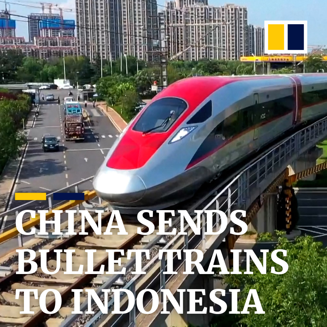 South China Morning Post on Twitter: "China-made bullet trains with a top speed of 350km/h have ...