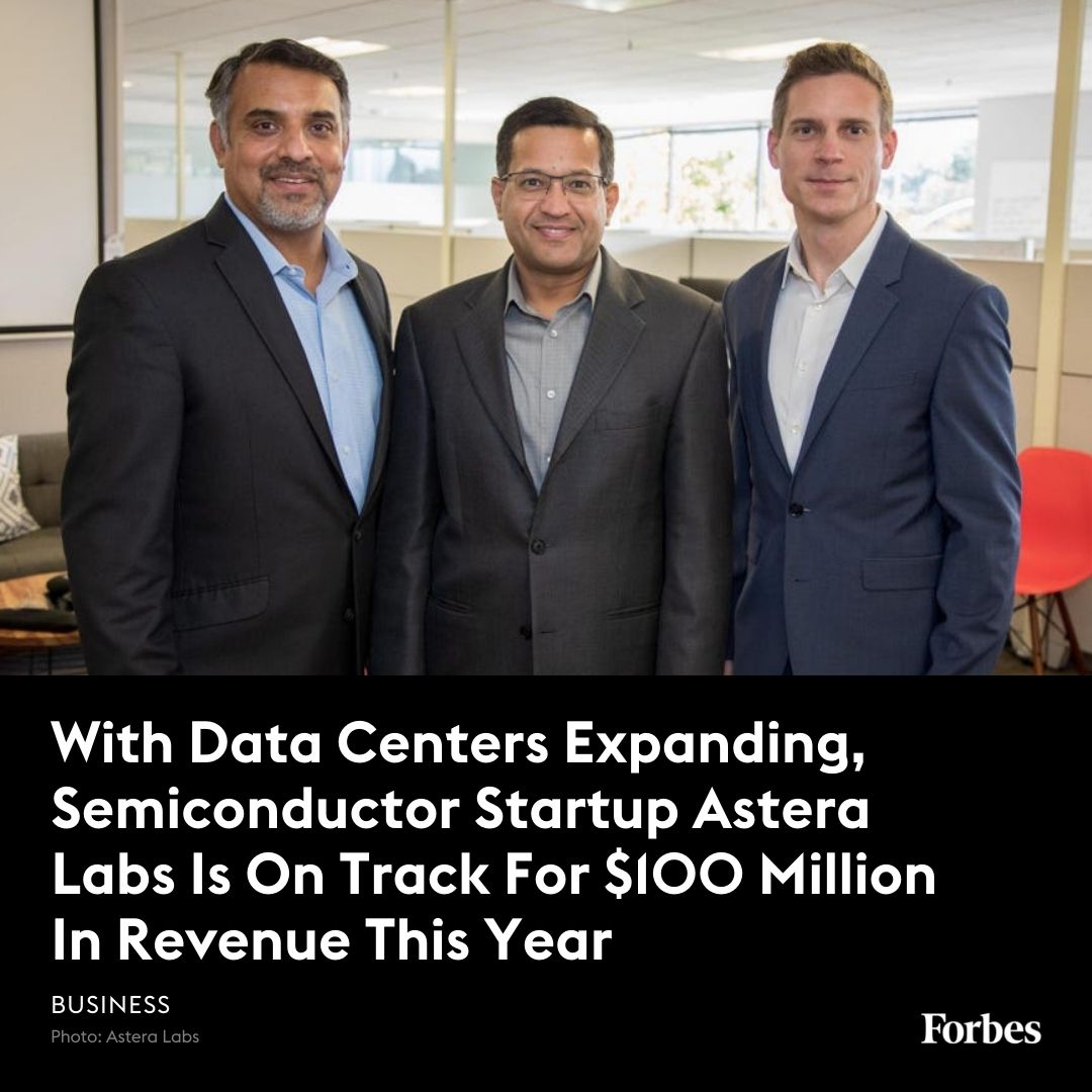 While working at Texas Instruments, Astera Labs' founders had the idea ...