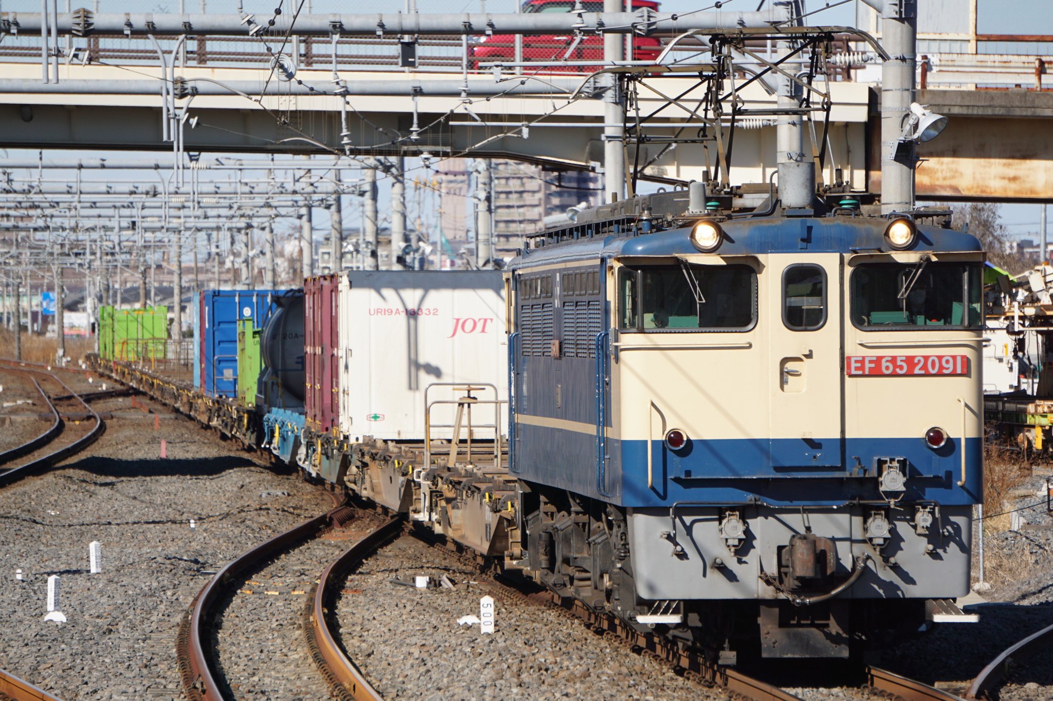 Chandao📸 on Twitter: "2022 1/11 (火) @吉川美南 4097レ EF65 2091＋コキ ニセンクーイー https://t.co/BvpgnvwCmy ...