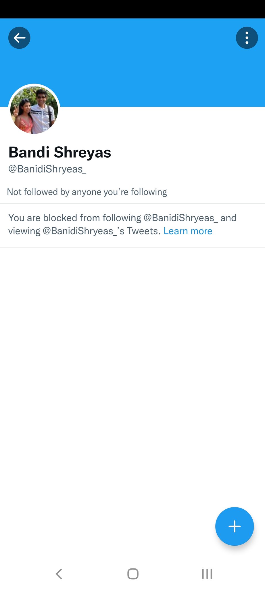 Bandi Shreyas on Twitter: "They're getting smarter he xhanged name by adding a "_" at the end ...