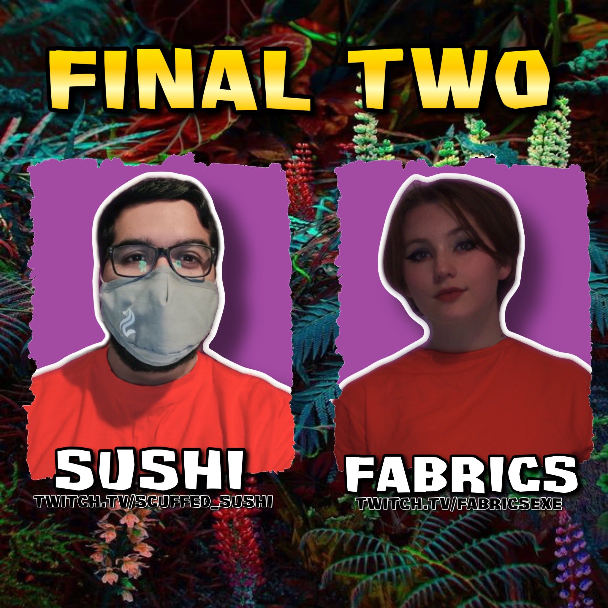 Streamer Survivor on Twitter: "[SEASON ONE FINALE] OUR FINAL TWO 📌 Sushi @Scuffed_sushi 📌 ...