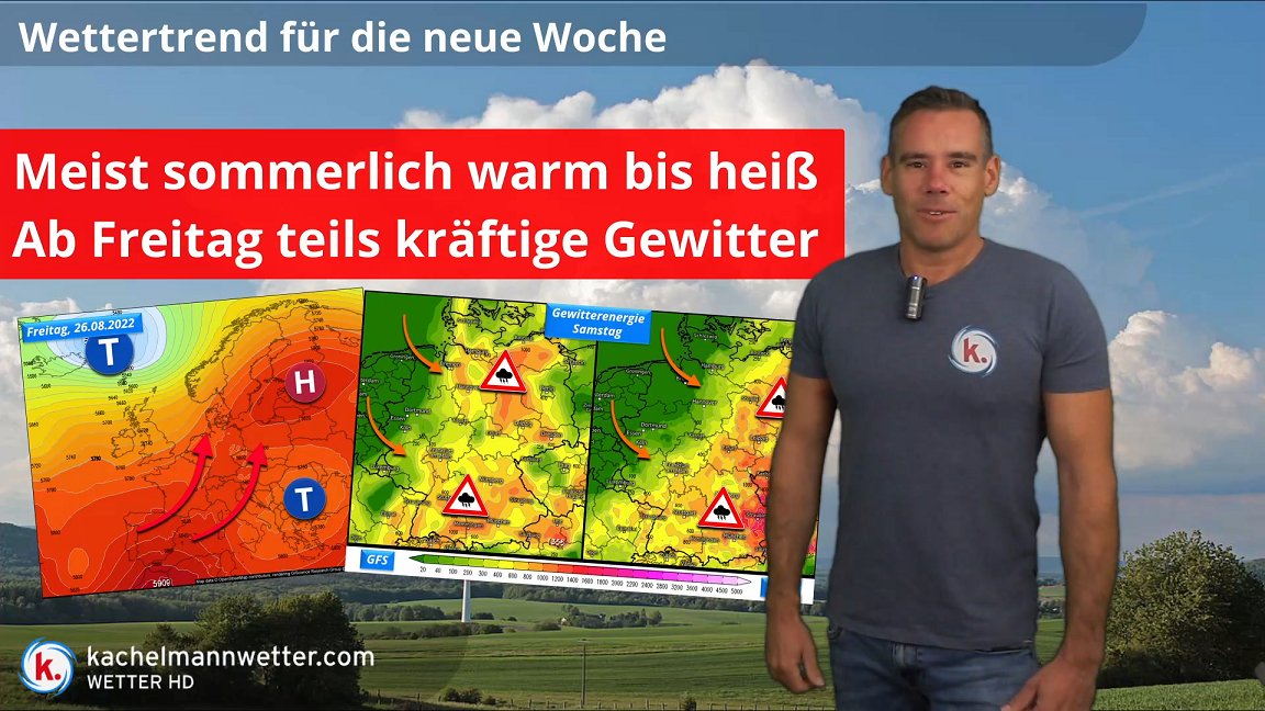 Kachelmannwetter on Twitter: "Überwiegend warmes bis heißes Sommerwetter mit ab Freitag teils ...