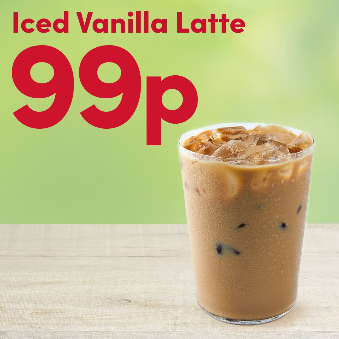 Tim Hortons Uk On Twitter 🚨deal Of The Week 🚨 Iced Vanilla Latte For Only 99p 🌼 Your Favourite
