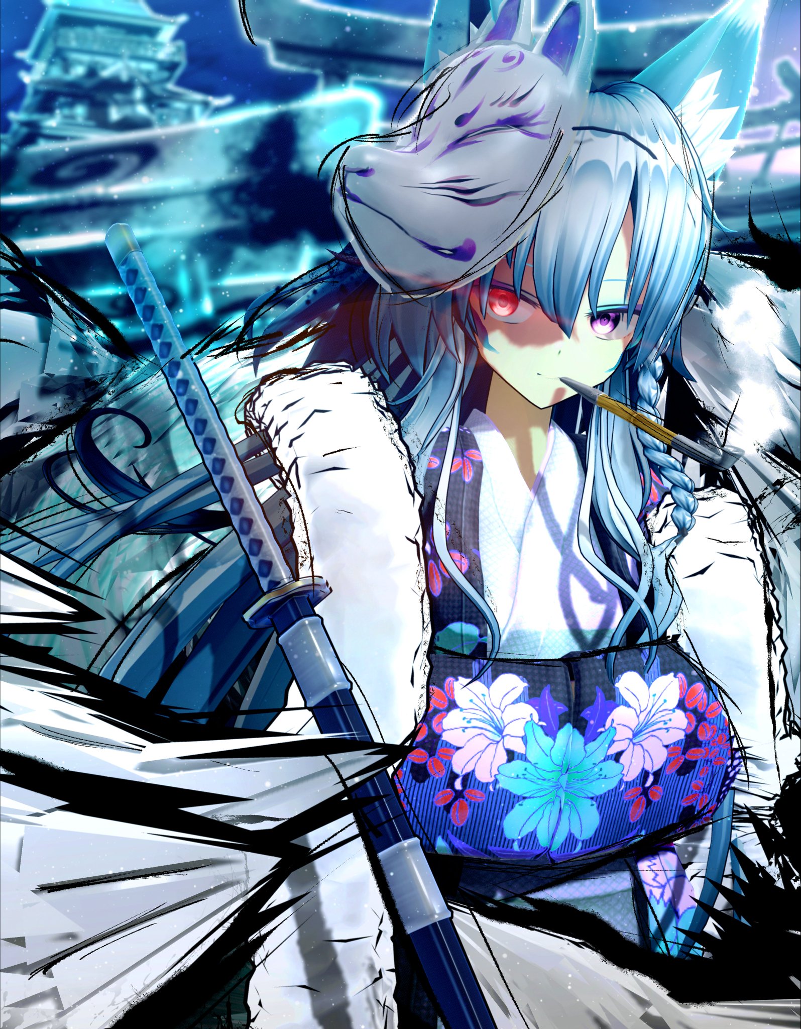 抹茶 on Twitter: "RT @Ara_Albura: 九尾ノ狐 #COM3D2 #オダメ和装同好会 https://t.co/WTJOmkNyCK" / Twitter