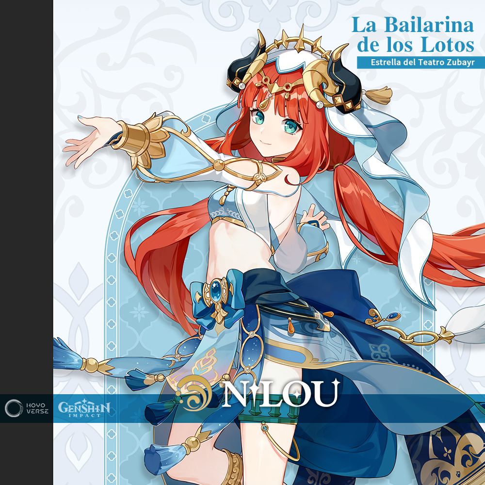 Genshin Impact ES on Twitter: "Nilou ‧ La Bailarina de los Lotos Estrella del Teatro Zubayr # ...