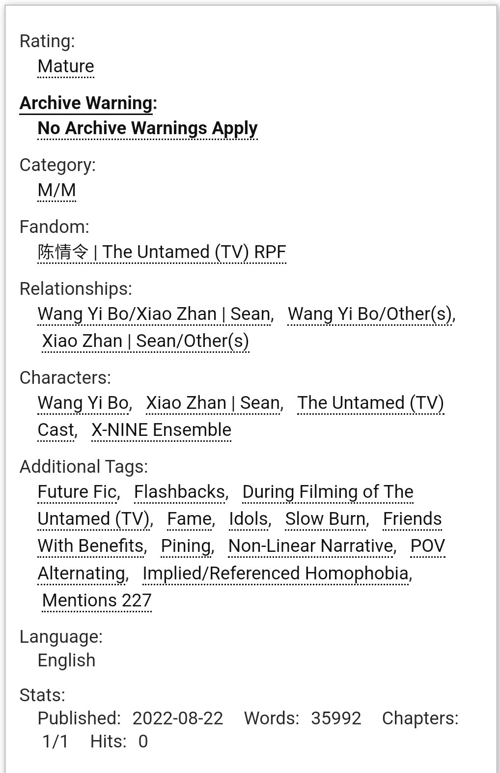 Lee on Twitter: "Kept You Like An Oath CQL RPF, WYB/XZ, 36k 🎤 Break-up/make-up...from a certain ...