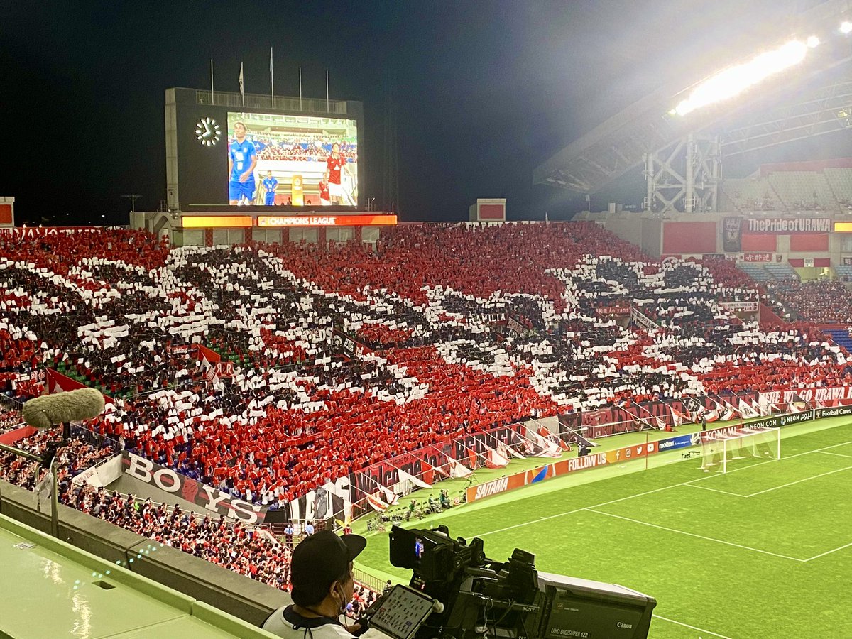 飯尾篤史 On Twitter Acl準々決勝第2試合、浦和レッズ×パトゥム・ユナイテッド戦、いよいよ。大型のゲート旗からのビジュアルサポート