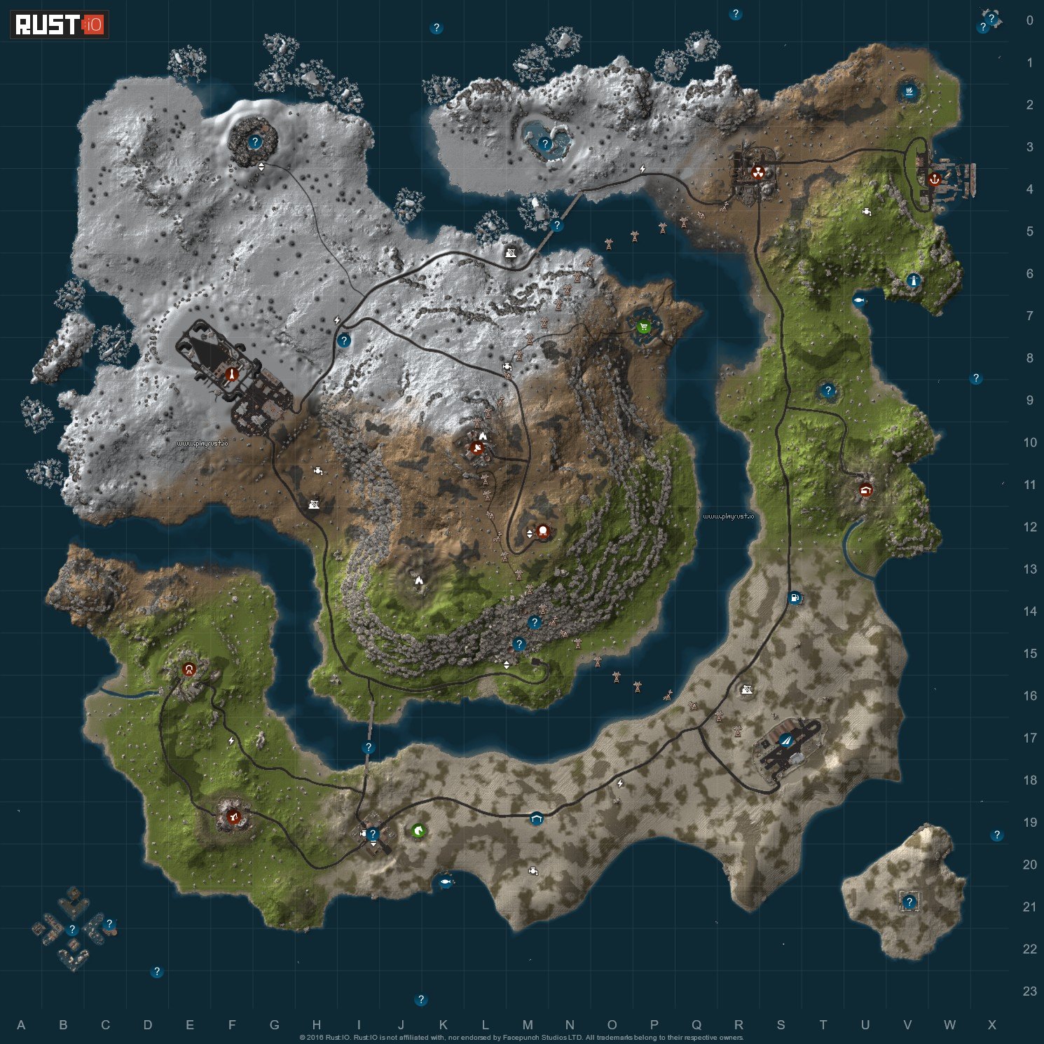 2022 Official Rust Map