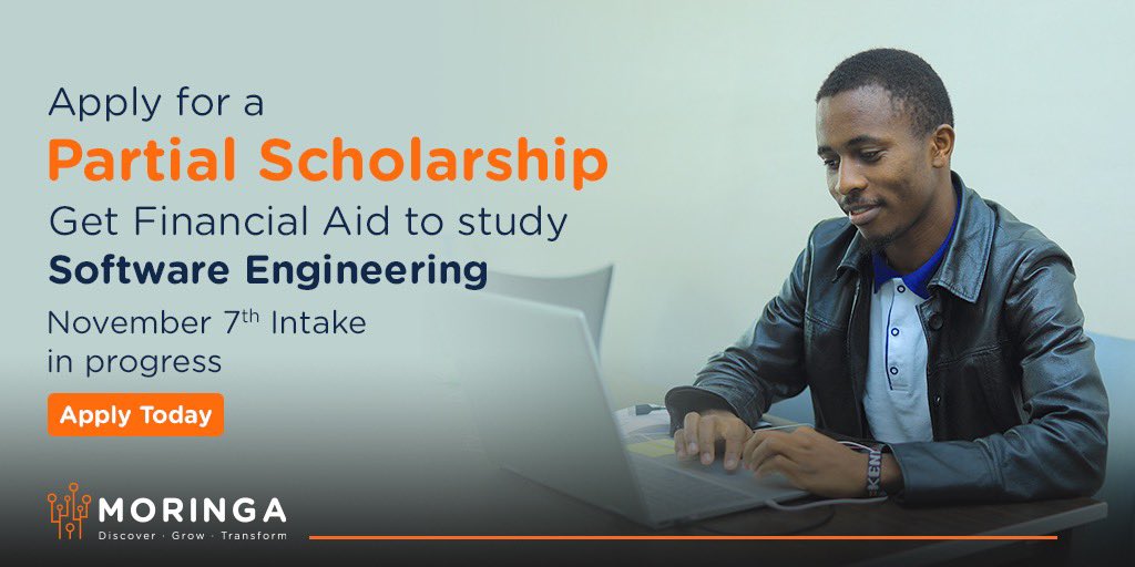 Moringa School on Twitter: "📢 📢 📢 Partial Scholarships Are Now Available!!! 🎉 Are you interested ...